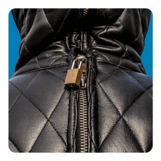 Quilted Bondage Suit Grey / Black – LeatherPrison